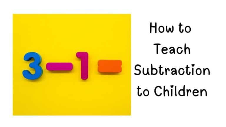 How to Teach Subtraction to Children - Edublox Online Tutor
