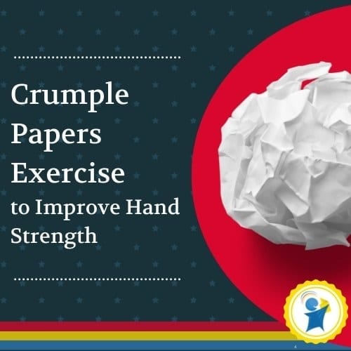 Crumple Papers Exercise to Improve Hand Strength