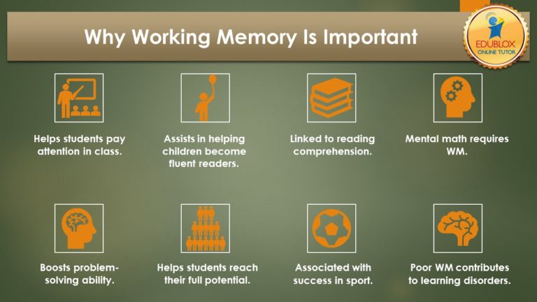 8 Reasons Why Working Memory Is Important - Edublox Online Tutor