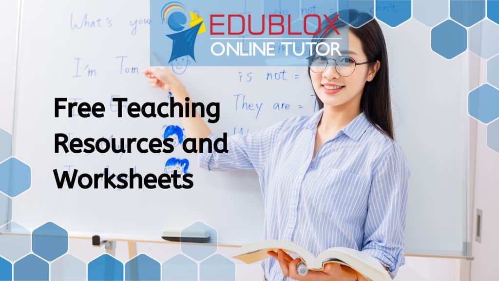 Free Teaching Resources and Worksheets - Edublox Online Tutor