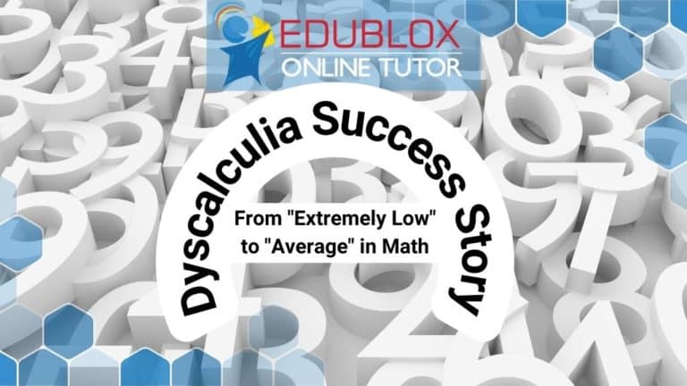 10 Dyscalculia Success Stories - Edublox Online Tutor