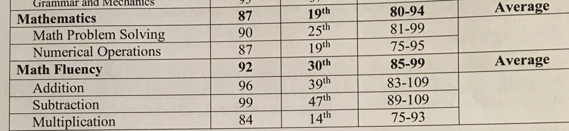 Dyscalculia Success Story: From "Extremely Low" to "Average" in Math ...