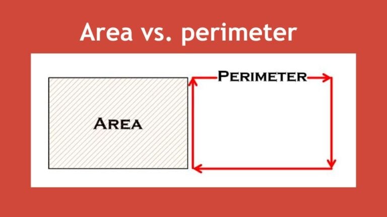 Difference Between Area and Perimeter; Worksheets - Edublox Online Tutor