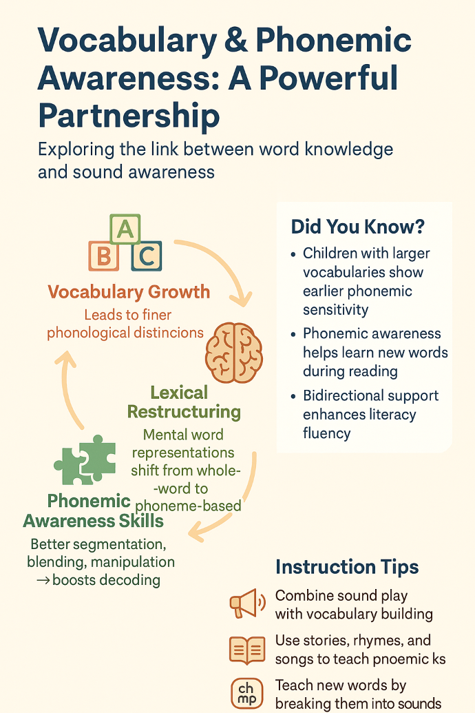 Correlation Between Vocabulary and Phonological and Phonemic Awareness ...